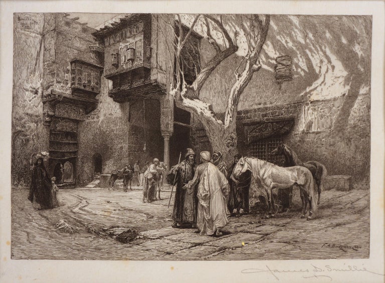 James David Smillie - Late 19th Century Engraving -- "A Hot Bargain ...