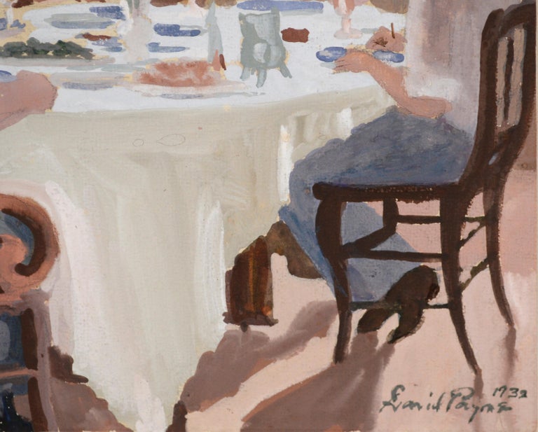 David Mode Payne - Family Dinner Time 1932 American Classic Interior ...