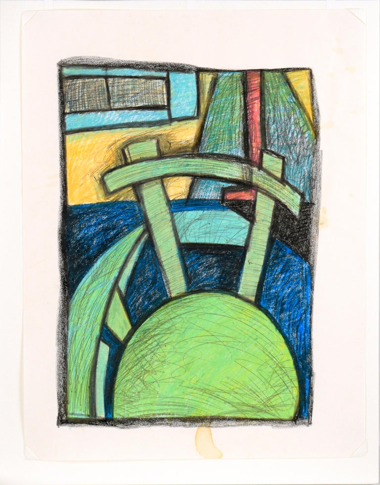 Michael William Eggleston - The Desk Chair - Cubist Interior Scene in ...