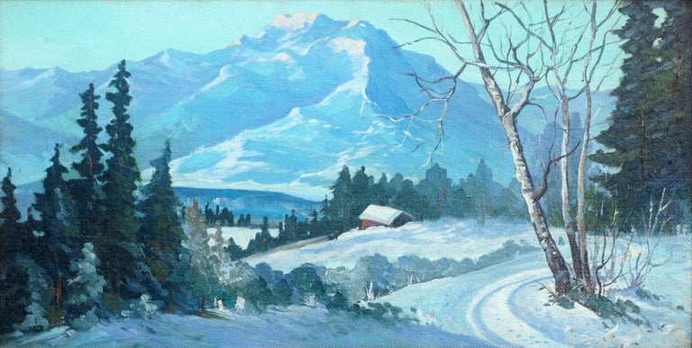 Daniil Pimenovich Leskovsky - California Sierra Mountains and Cabin in ...