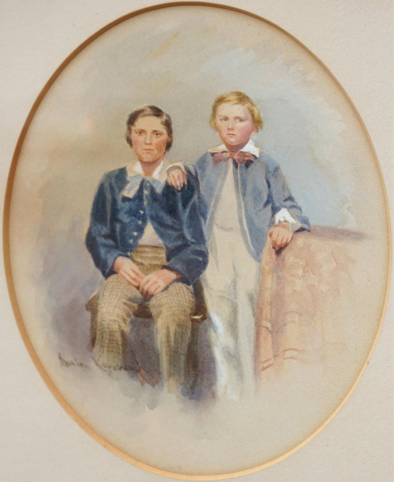 Marion Kavanaugh Wachtel - Turn of the 20th Century Portrait of Two ...