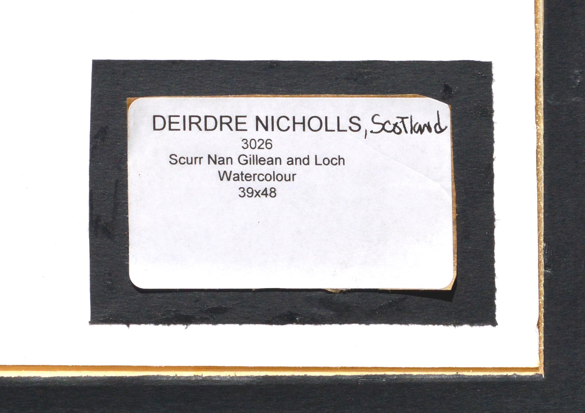 Deirdre Nicholls - "Scurr Nan Gillean and Loch" - Scotland Landscape ...