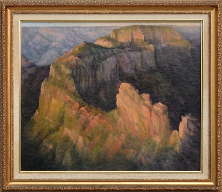 Kenneth Lucas - Canyon Ridge Landscape, Painting at 1stdibs