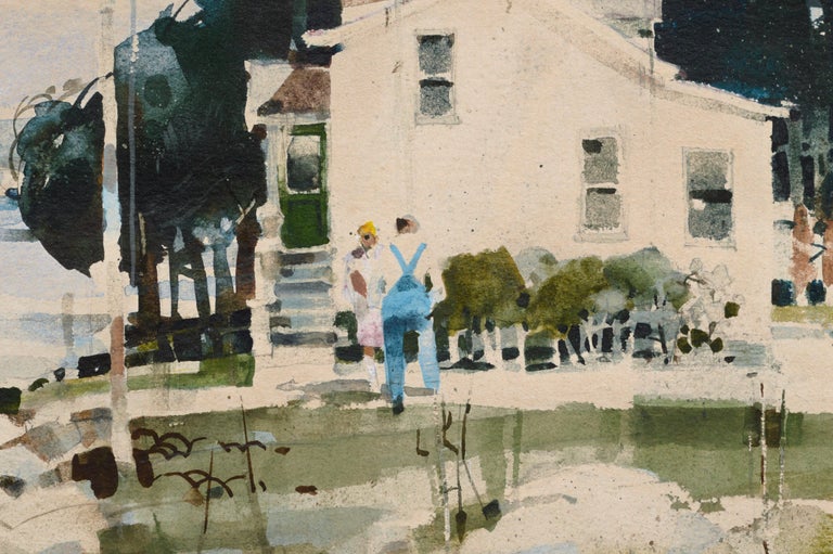 Donald J. Phillips - Pt. Pinos California, Coastal Figural Landscape ...