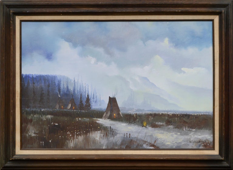 Kirov - Vintage Yosemite Valley -- Native American Camp For Sale at 1stDibs