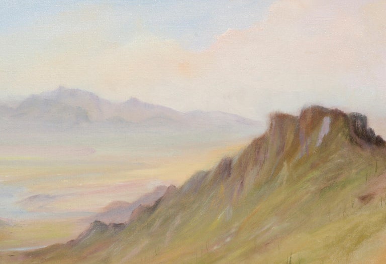 Kenneth Lucas - Arizona Valley Desert Landscape with Saguaro Cactus For ...