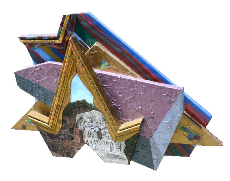 Jack Reilly - Abstract Post-Modern Roman Ruins Mixed Media Wall ...