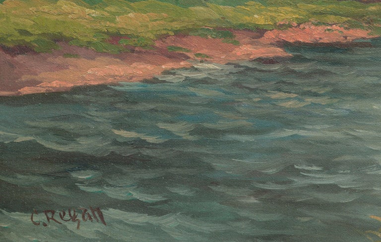 C. Regan - Mid Century Sierra Mountain Lake Landscape For Sale at ...