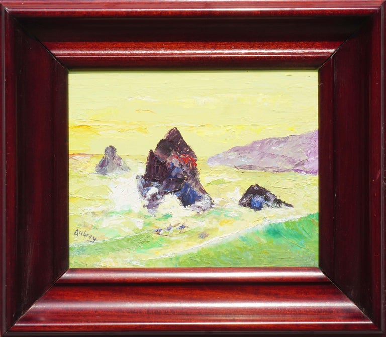 Lenore Aubrey-Grebles - Monterey Bay Impressionist Seascape For Sale at ...