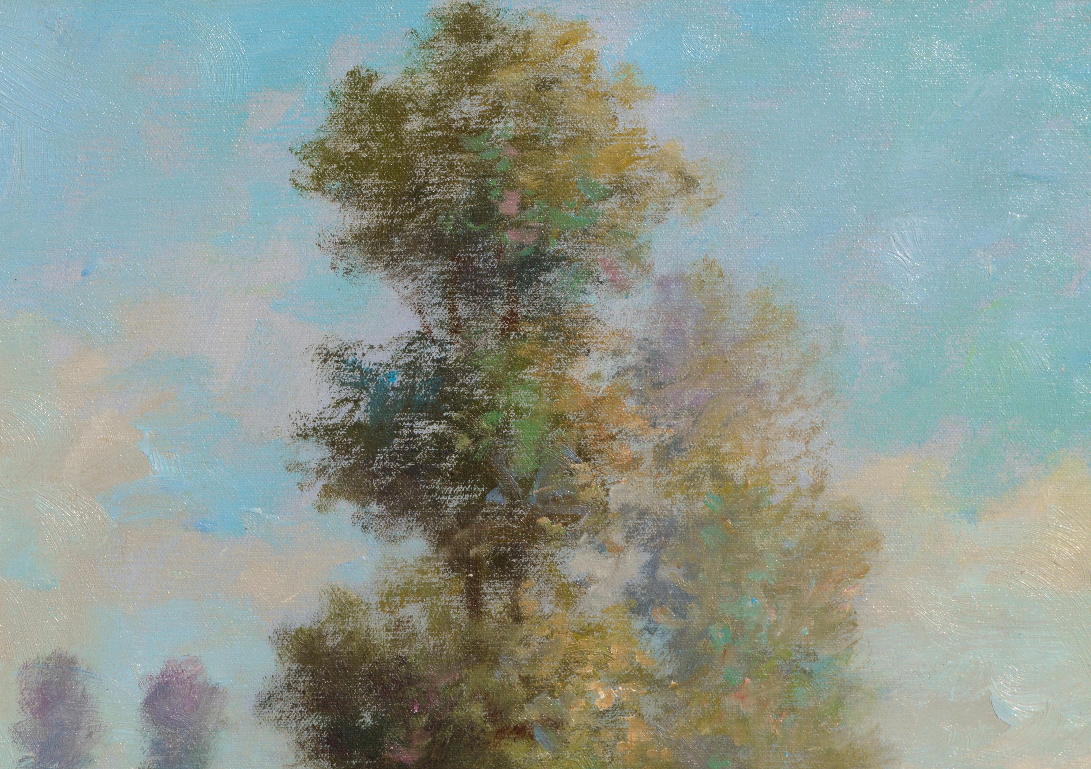 Howard Kimble - Ladies Picking Flowers - Landscape at 1stDibs | howard ...