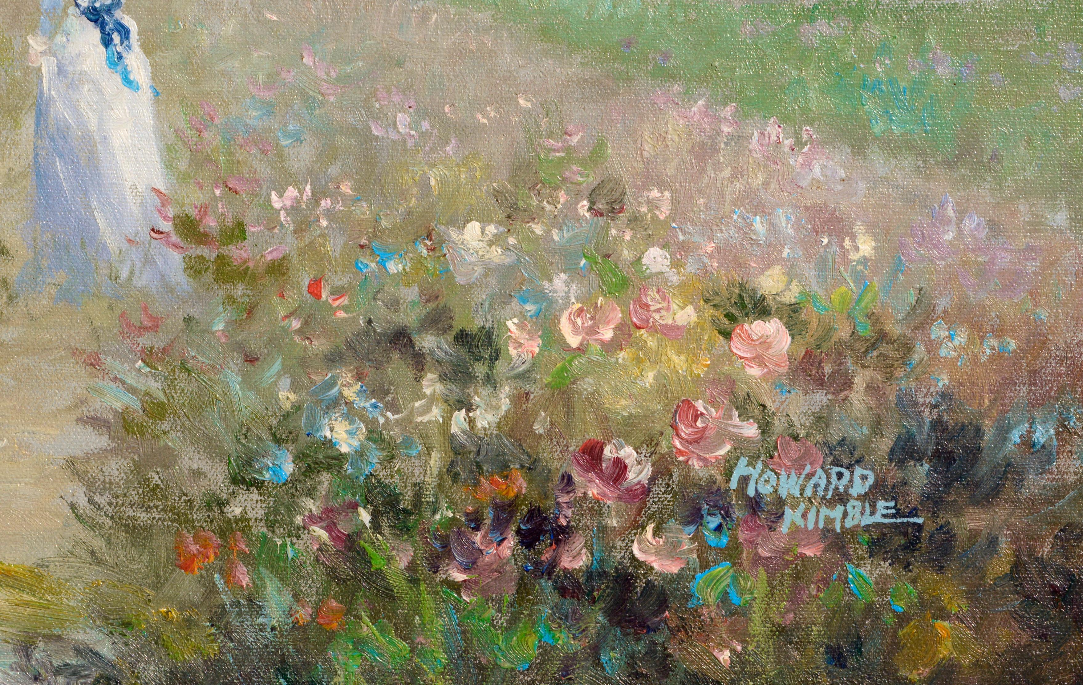 Howard Kimble - Ladies Picking Flowers - Landscape at 1stDibs | howard ...