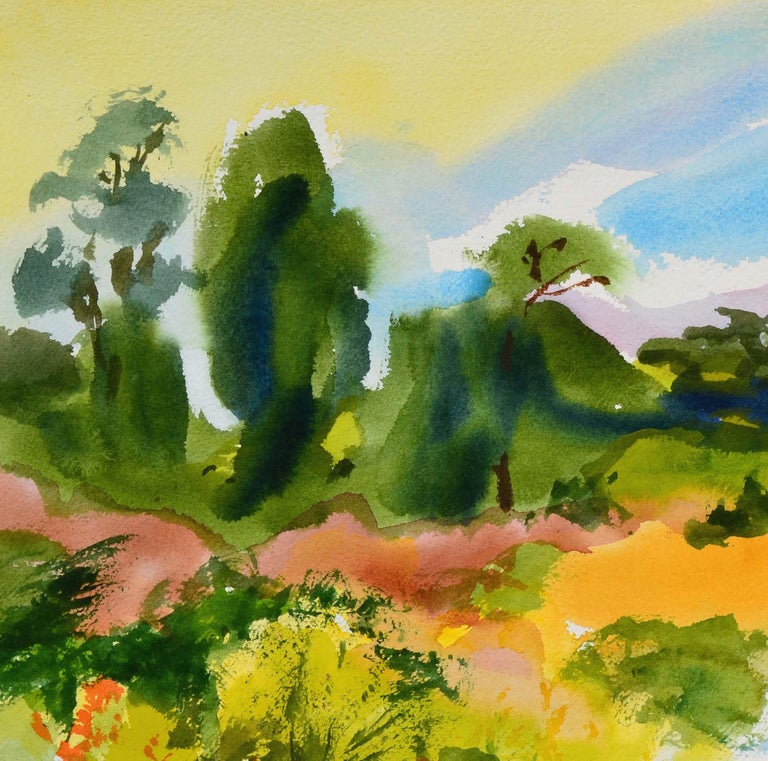 Les Anderson - New Brighton Eucalyptus Landscape For Sale at 1stDibs