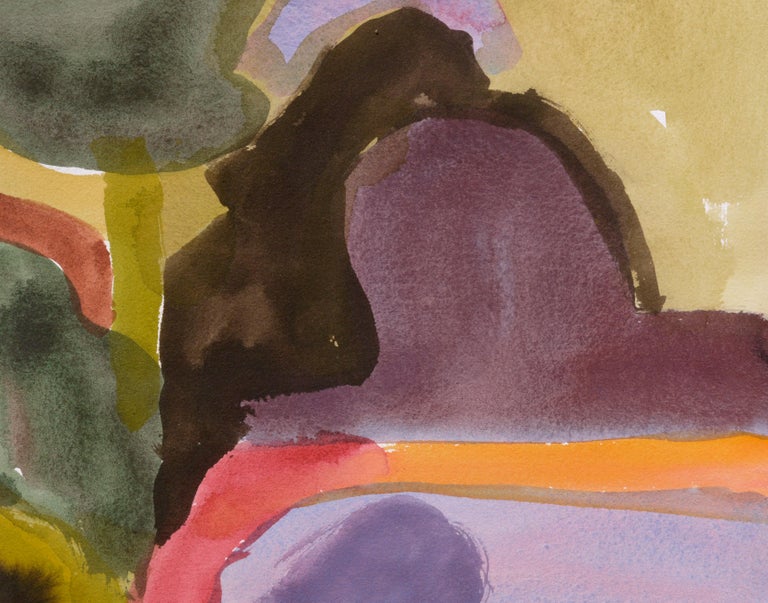 Les Anderson - Vertical Abstract Interior Scene For Sale at 1stDibs