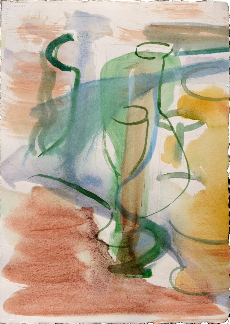 Les Anderson - Vertical Abstract Interior Scene For Sale at 1stDibs