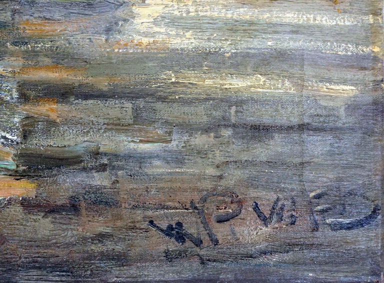 Walter Prescher van Ed - Mid Century Brittany Seascape with Fishing ...