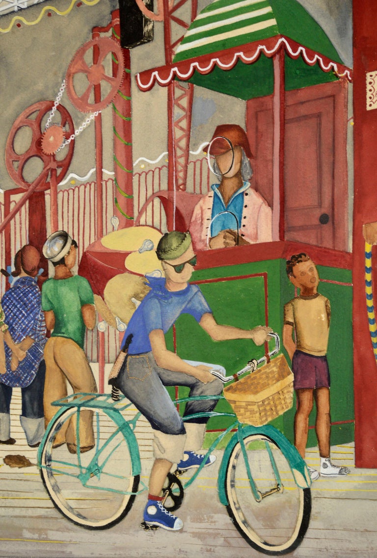 Cassard - Mid Century Santa Cruz, California Figurative Vintage ...