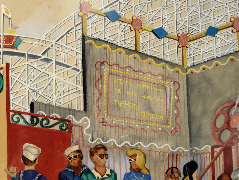 Cassard - Mid Century Santa Cruz, California Figurative Vintage ...