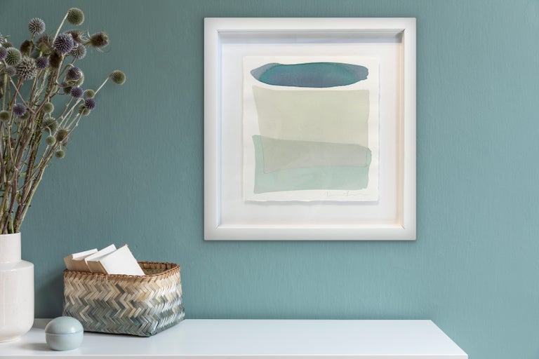 Nealy Hauschildt - "June Third," Abstract Watercolor Painting For Sale ...