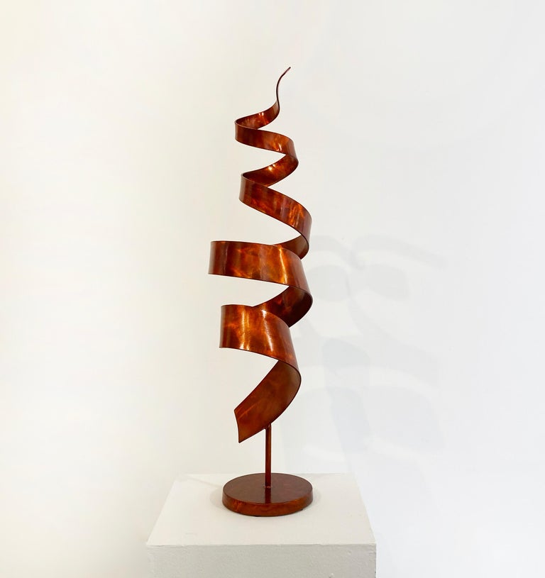 Joe Sorge - "Orange Skyline," Stainless Steel Sculpture For Sale at 1stDibs