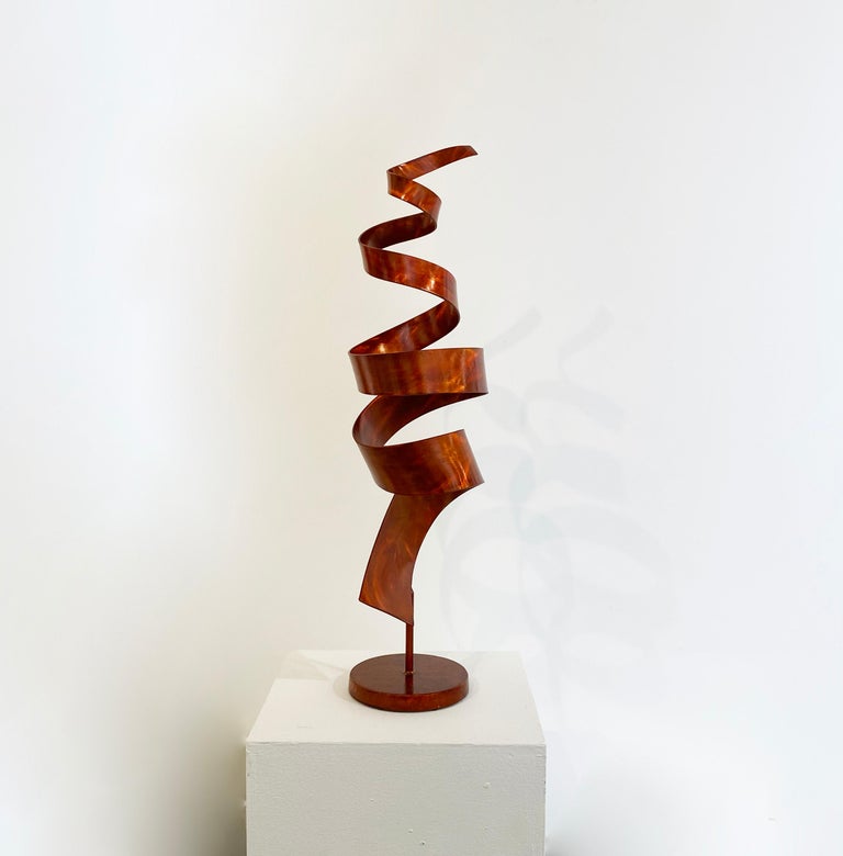 Joe Sorge - "Orange Skyline," Stainless Steel Sculpture For Sale at 1stDibs