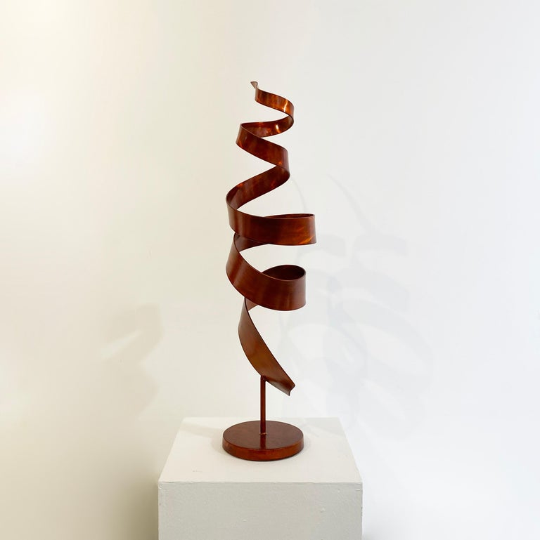 Joe Sorge - "Orange Skyline," Stainless Steel Sculpture For Sale at 1stDibs