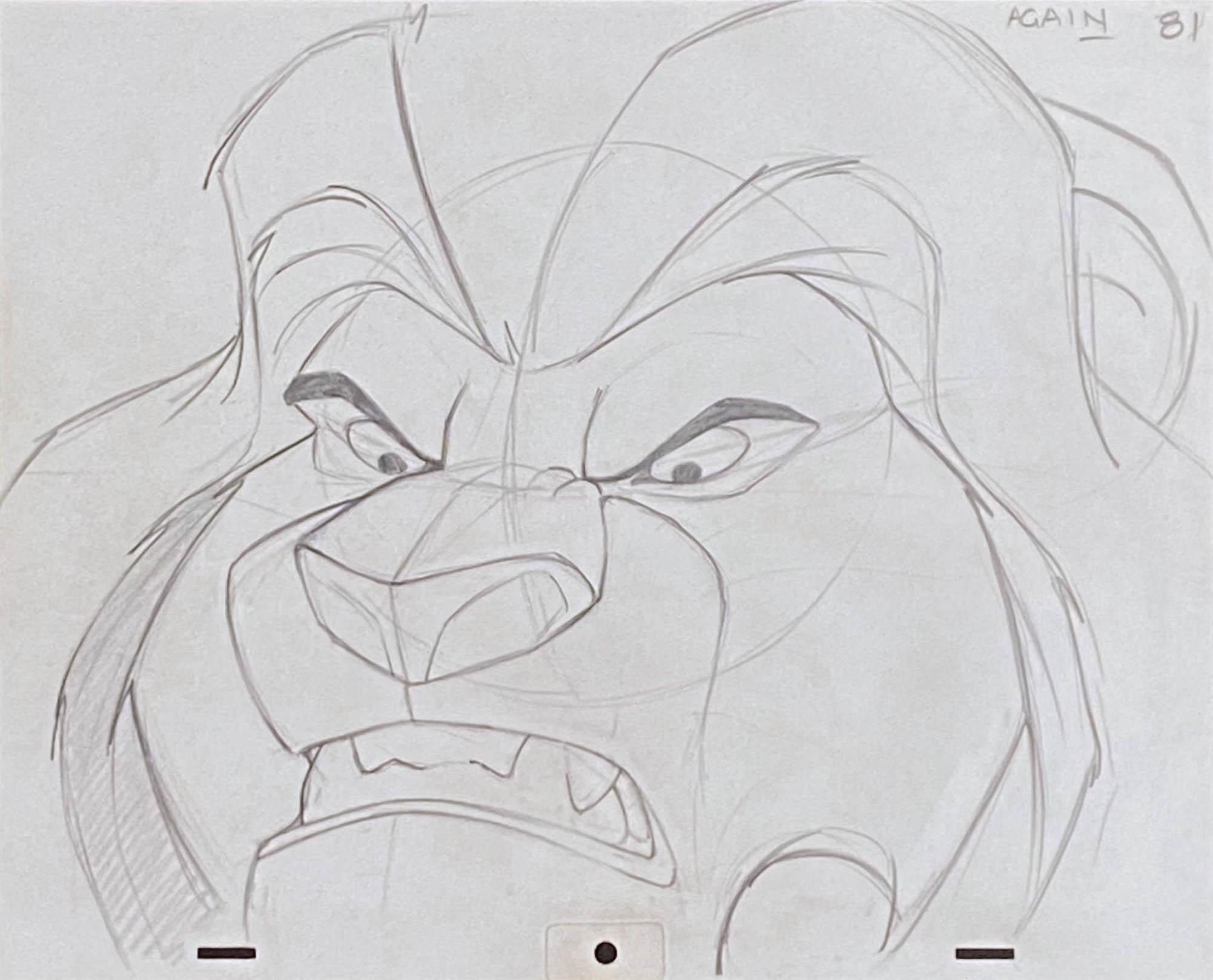 How To Draw Lion King Style