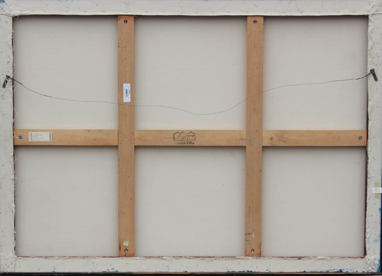 David True - "Promises Kept" Large Blue Tonal Surrealist Painting For ...