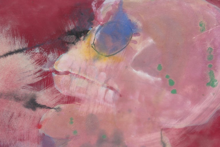 Breyten Breytenbach - "Immaculate Perception" Two Abstract Skulls on a ...