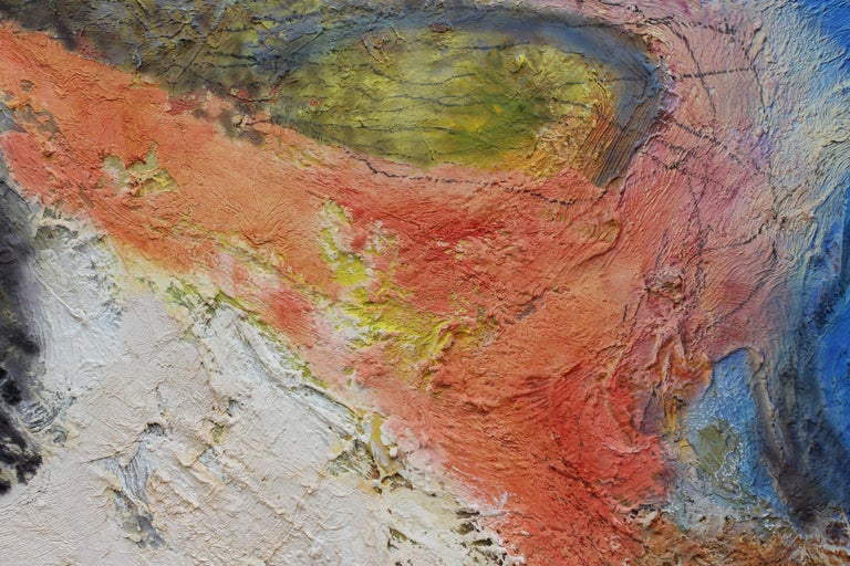 Geoff Hippenstiel - "The Indian" Primary Toned Impasto Expressionist ...