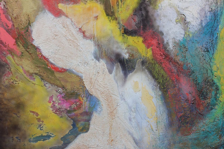 Geoff Hippenstiel - "Huffer" Colorful Expressionist Impasto Painting at ...