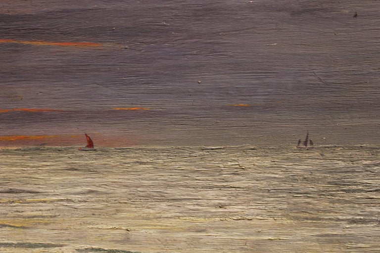 C. H. Leemans - Naturalistic Setting Sun Seascape at 1stDibs