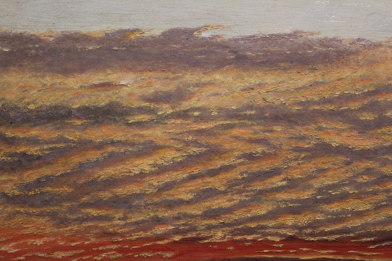 C. H. Leemans - Naturalistic Setting Sun Seascape at 1stDibs