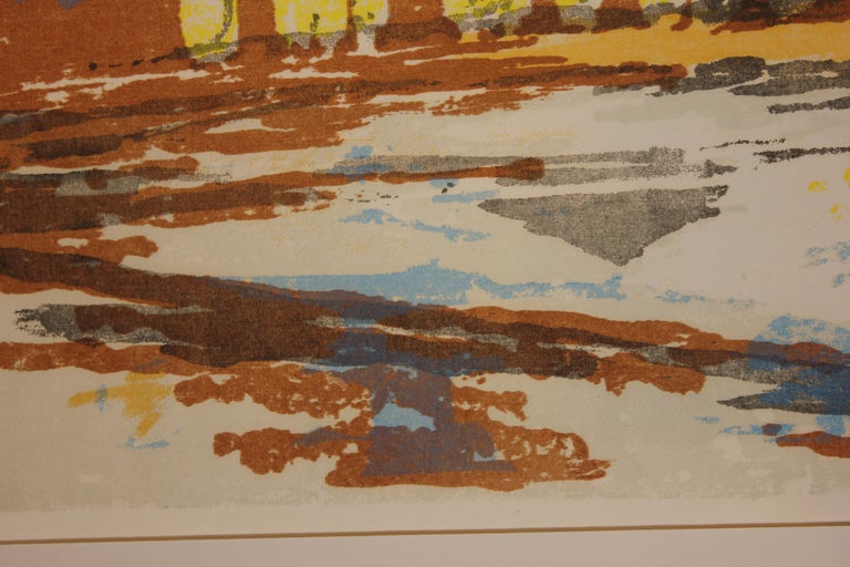 Elizabeth Walmsley - Abstract Southwestern Landscape with Aspens ...