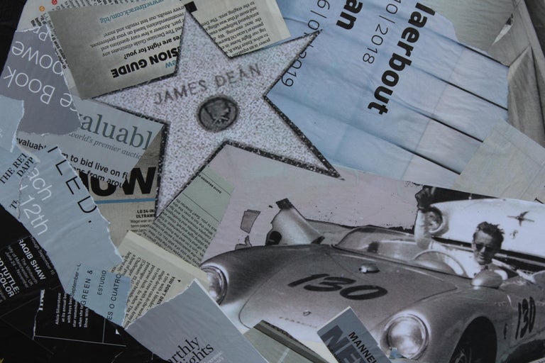 Jim Hudek - "James Dean Forever Young" Pop Assemblage Portrait at 1stDibs