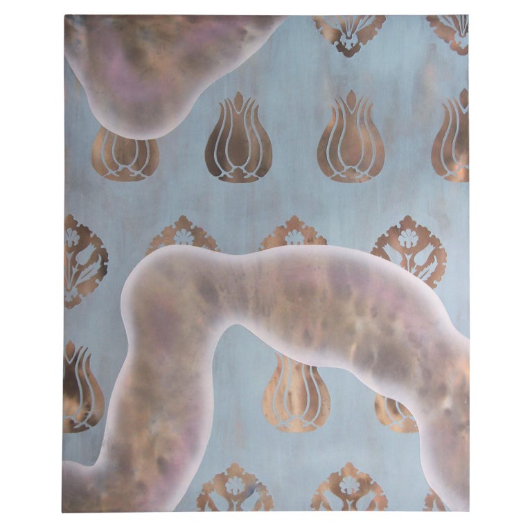 David Lozano - "Stream" Large Abstract Contemporary Painting For Sale ...