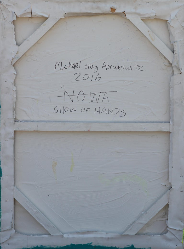 Michael Abramowitz - "Show of Hands" Contemporary Neon Abstract For ...