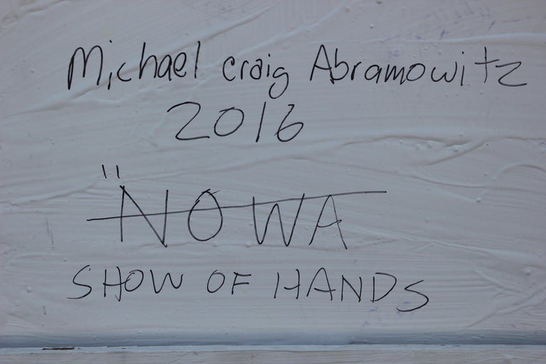Michael Abramowitz - "Show of Hands" Contemporary Neon Abstract For ...