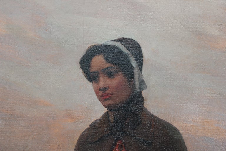 George W. Chambers - Large Portrait of Hester Prynne From the "Scarlet ...