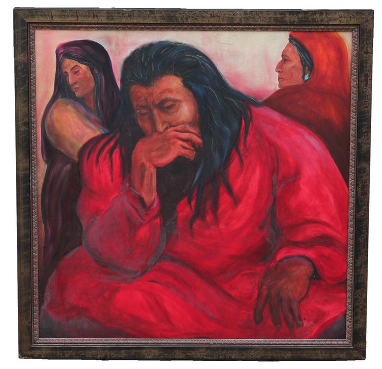 Jeffrey Daniels - Naturalistic Portrait of a Native American Man and ...