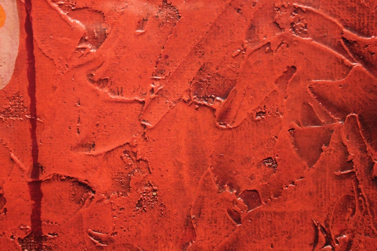 Ross Wetzel - "In Search of Cords" Red Hieroglyph Inspired Painting For ...