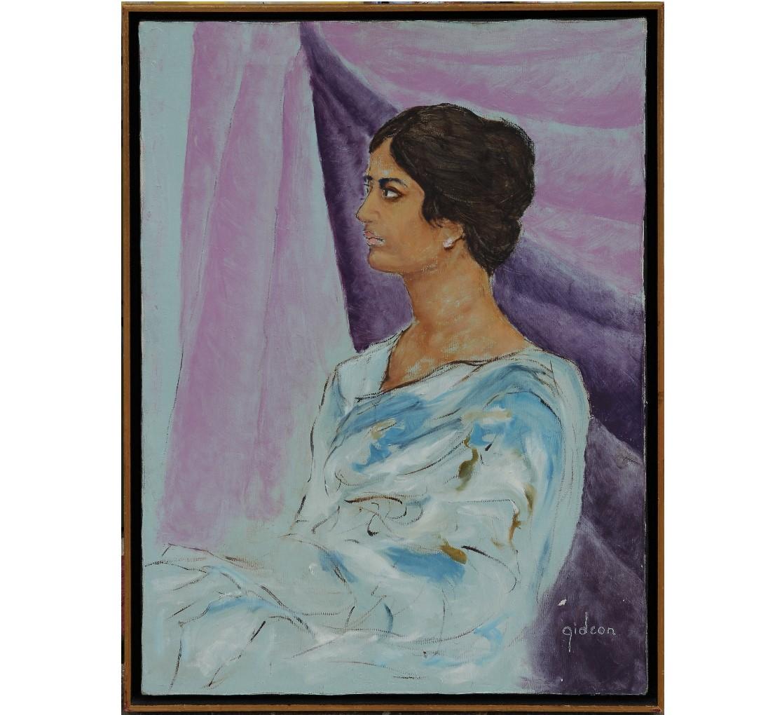 Stella Sullivan - Untitled Portrait of a Woman in a Naturalistic Style ...