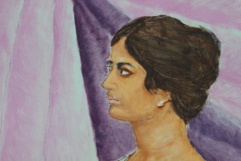 Stella Sullivan - Untitled Portrait of a Woman in a Naturalistic Style ...