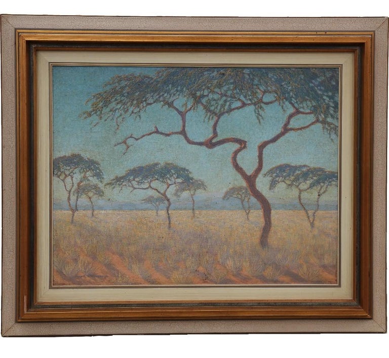 Carl Ossman - Naturalistic South African Landscape Painting For Sale at ...