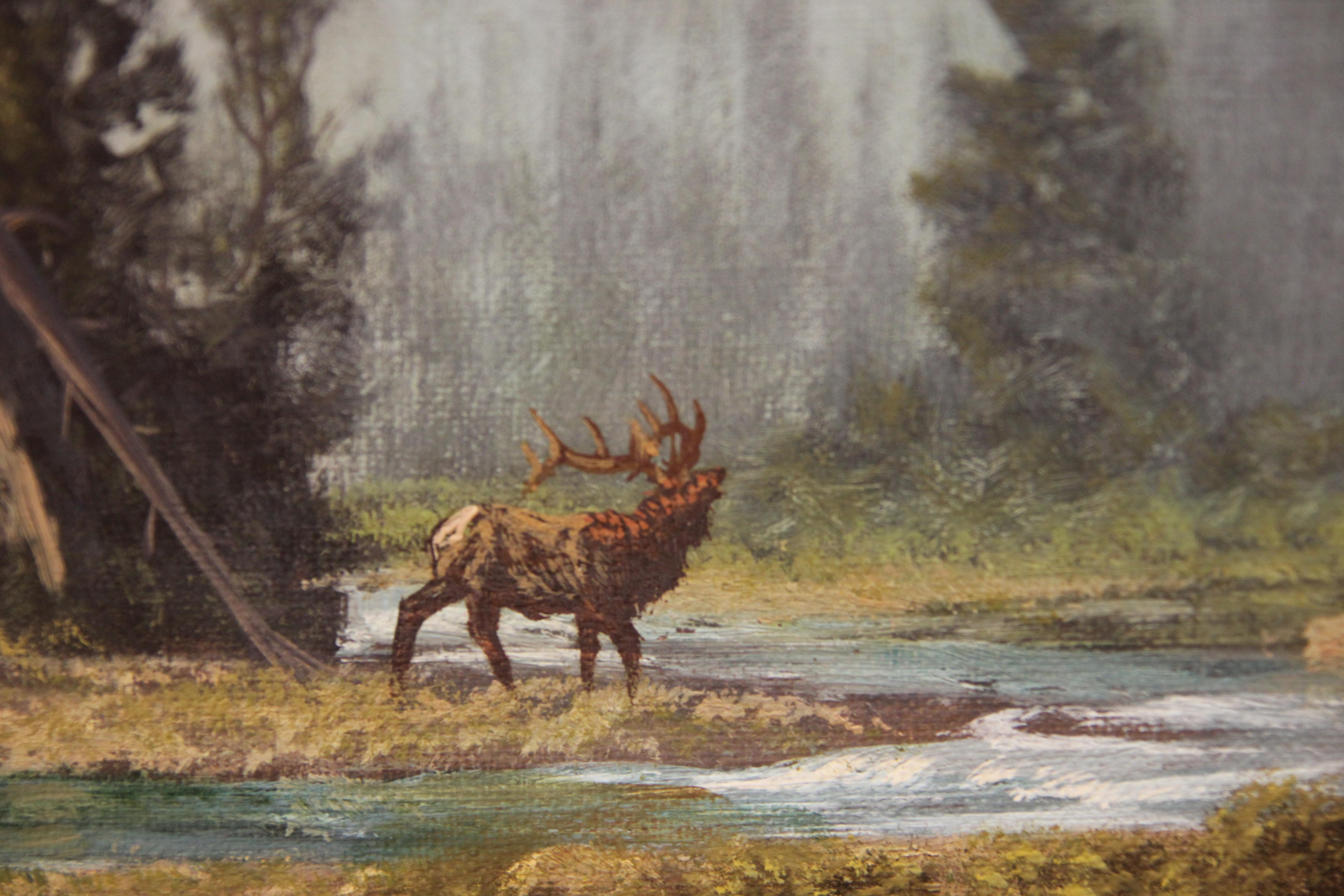 Clinton H. Baerman - "The North West" Naturalistic Mountain River ...