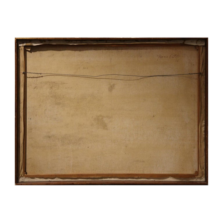 Homi B. Patel - Blue Organic Large Expressionist Abstract Painting at ...
