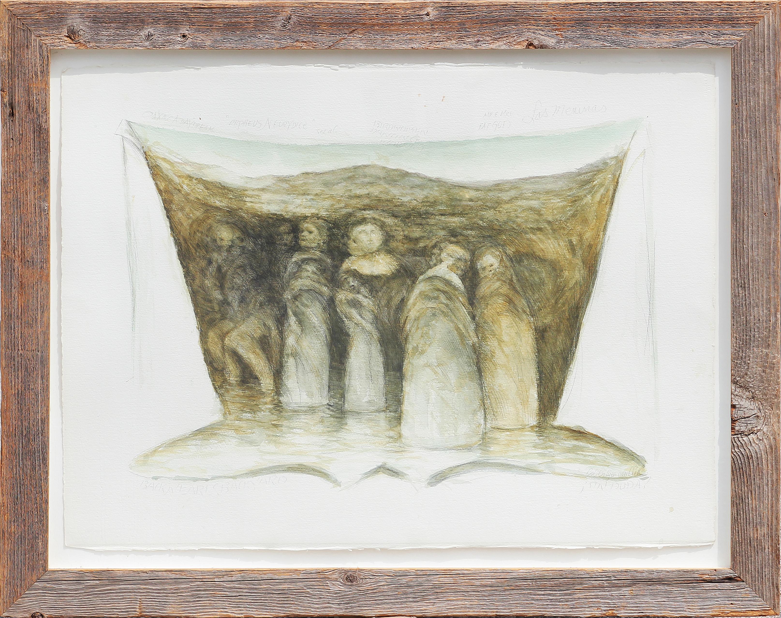 André Thomkins - 70s Modernist Swiss Dada Surrealist Painting Signed ...