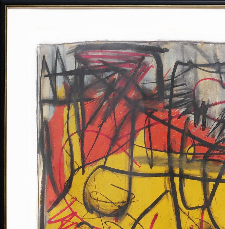 Bob Russell - Untitled Modern Contemporary Abstract Expressionist Muted ...