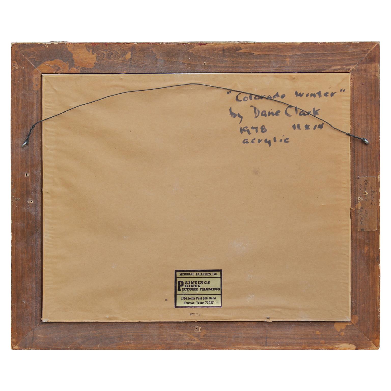 Dane Clark - Colorado Winter at 1stDibs | dane clark artist, dane clark ...