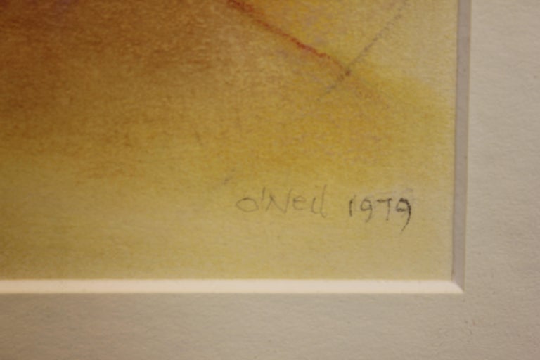 John O'Neil - "Drawing 18" Geometric Abstract For Sale at 1stDibs