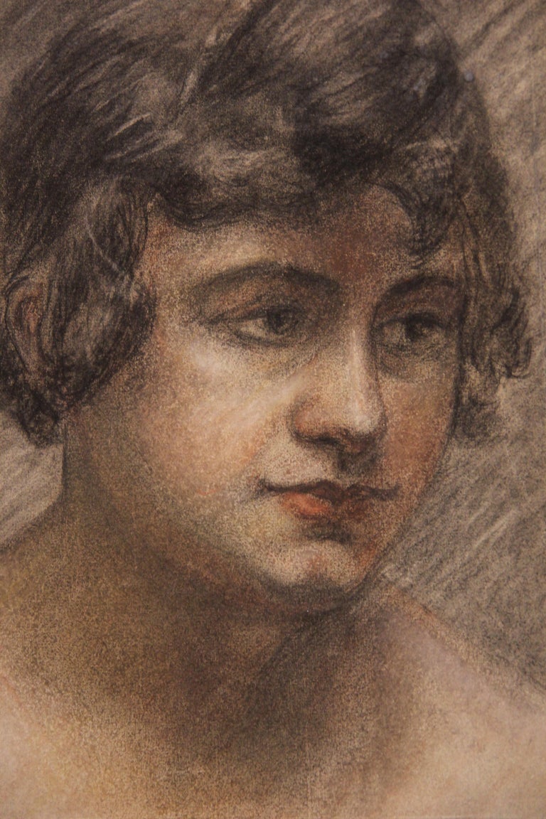 Louise-Jeanne Cottard Fossey - Naturalistic Portrait of a Woman at 1stDibs